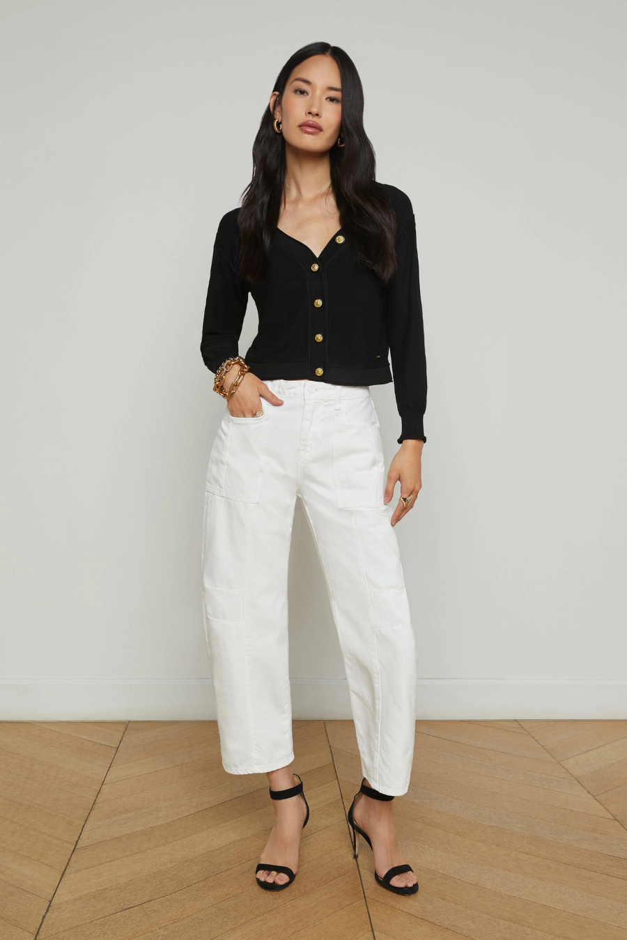 Cody Rodeo Jean Blanc | L'Agence – Deval boutique Wanaka