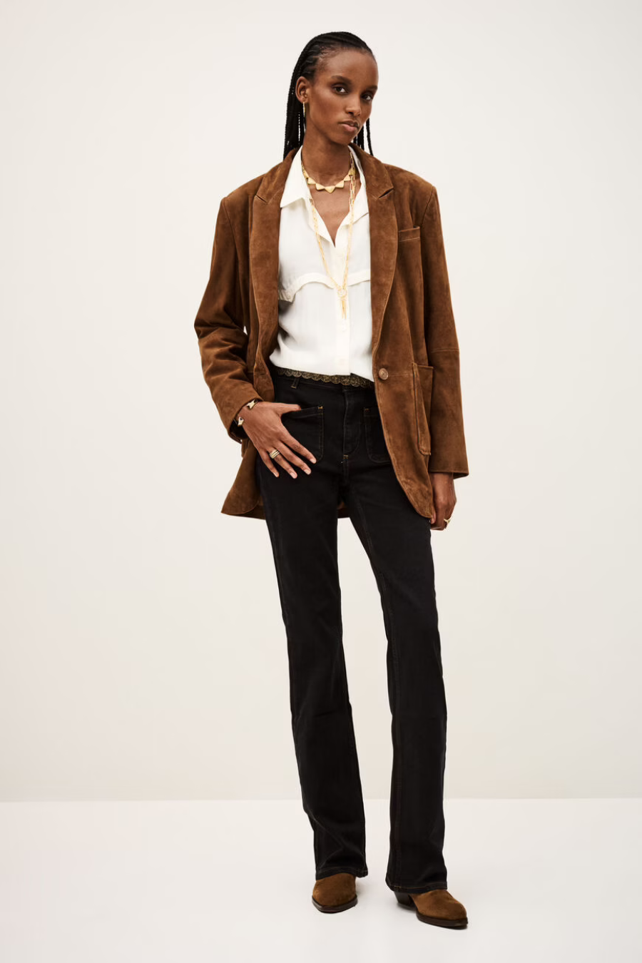 Ross Flared Jeans Black | BA&SH – Deval boutique Wanaka